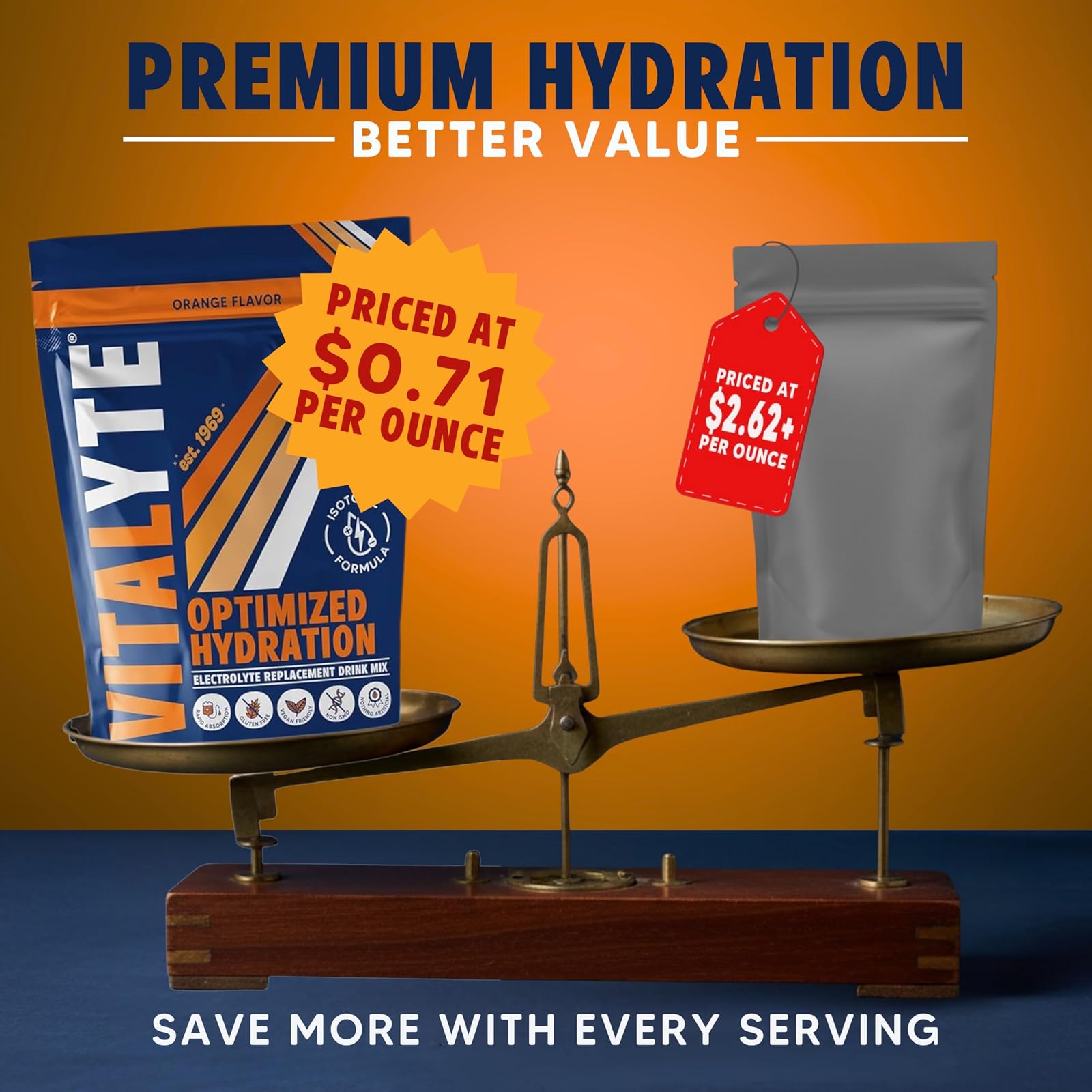 Convenient electrolyte powder travel pack