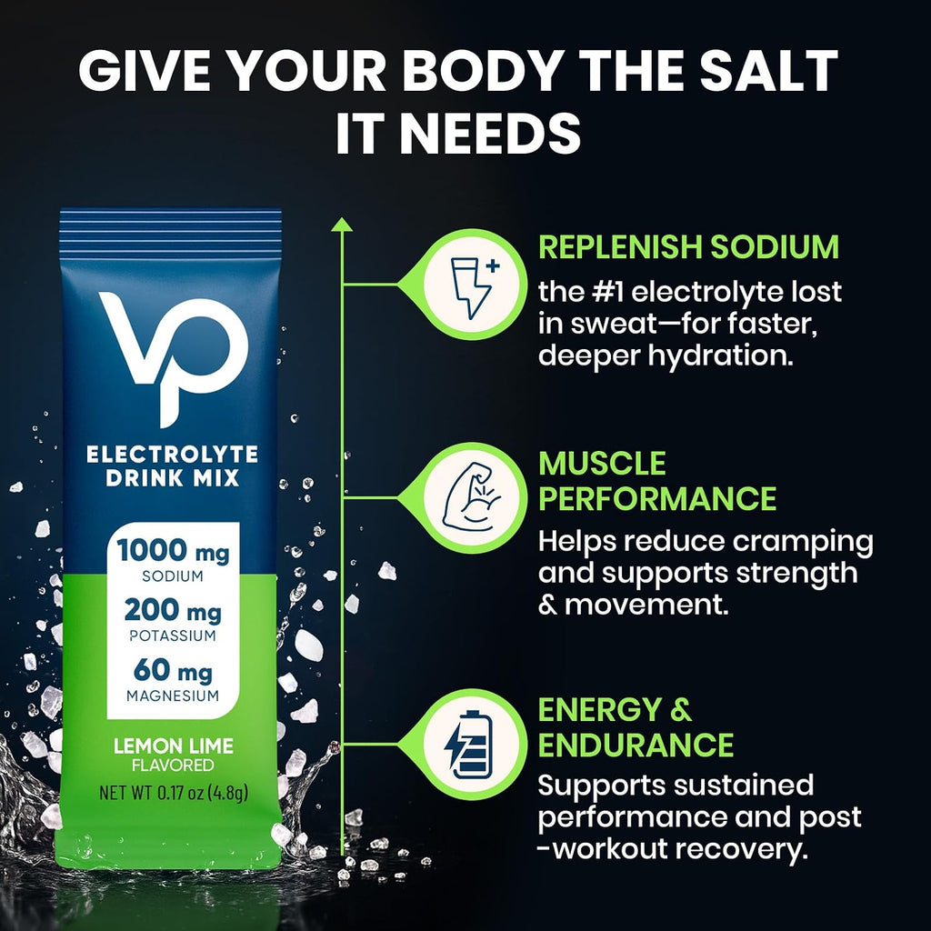 convenient electrolyte powder travel packets