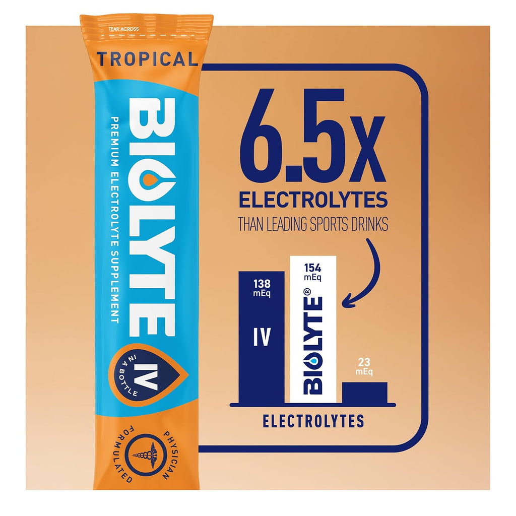 Convenient electrolyte powder travel sticks