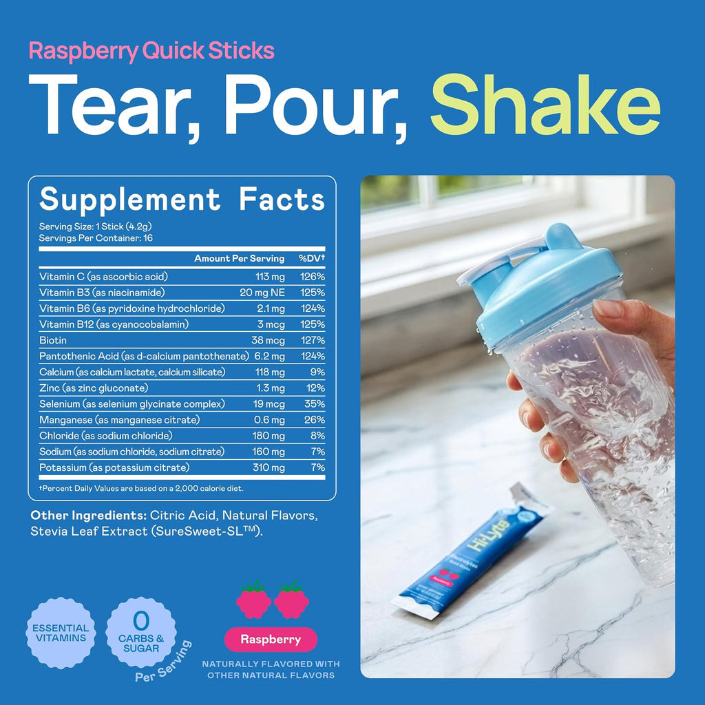 convenient electrolyte replacement sticks