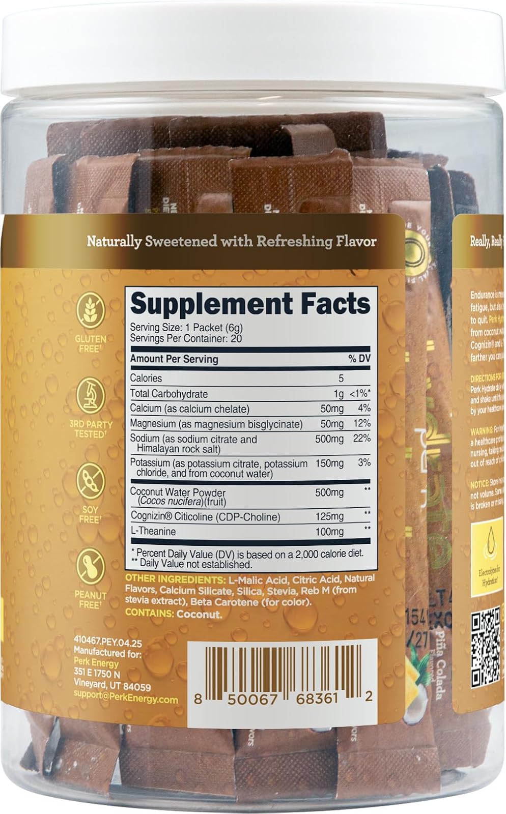 Convenient electrolyte stickpacks for sports