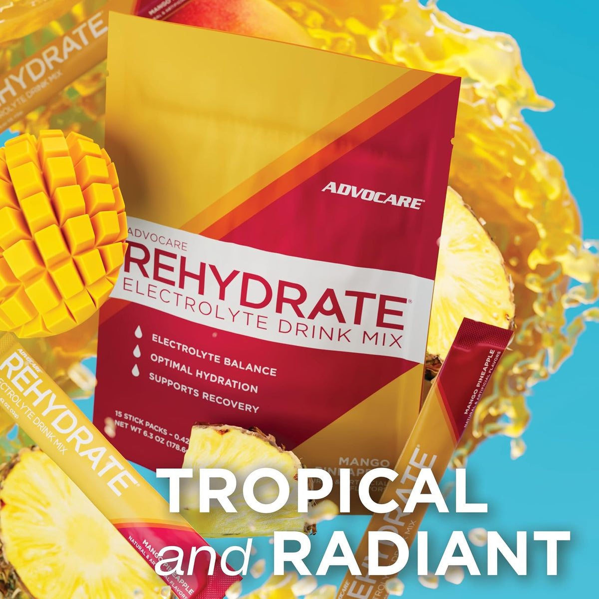 Convenient electrolyte sticks for athletes