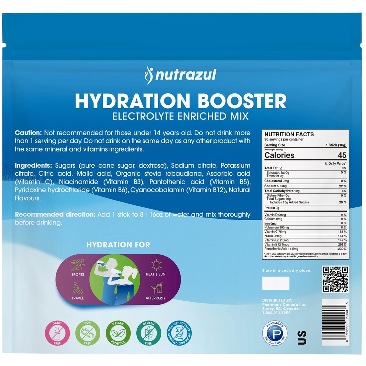Convenient electrolyte sticks for on-the-go
