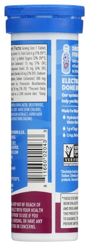 Convenient electrolyte tablets for athletes