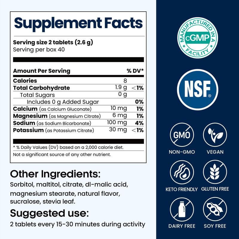convenient electrolyte tablets for daily hydration
