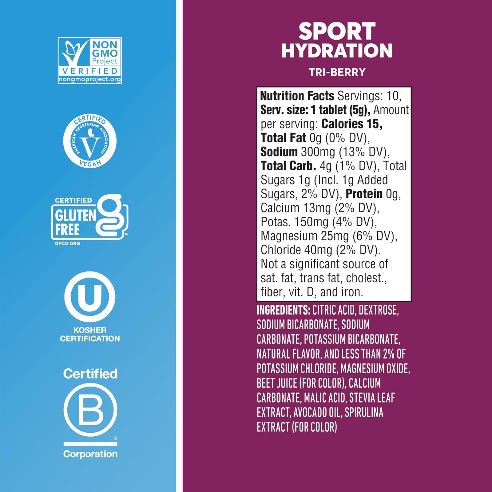 Convenient electrolyte tablets for on-the-go