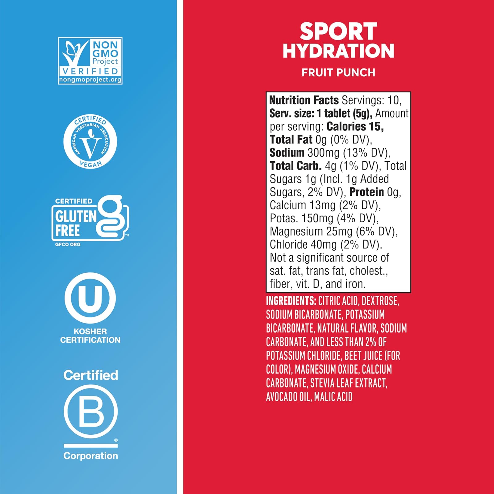 Convenient electrolyte tablets for on-the-go