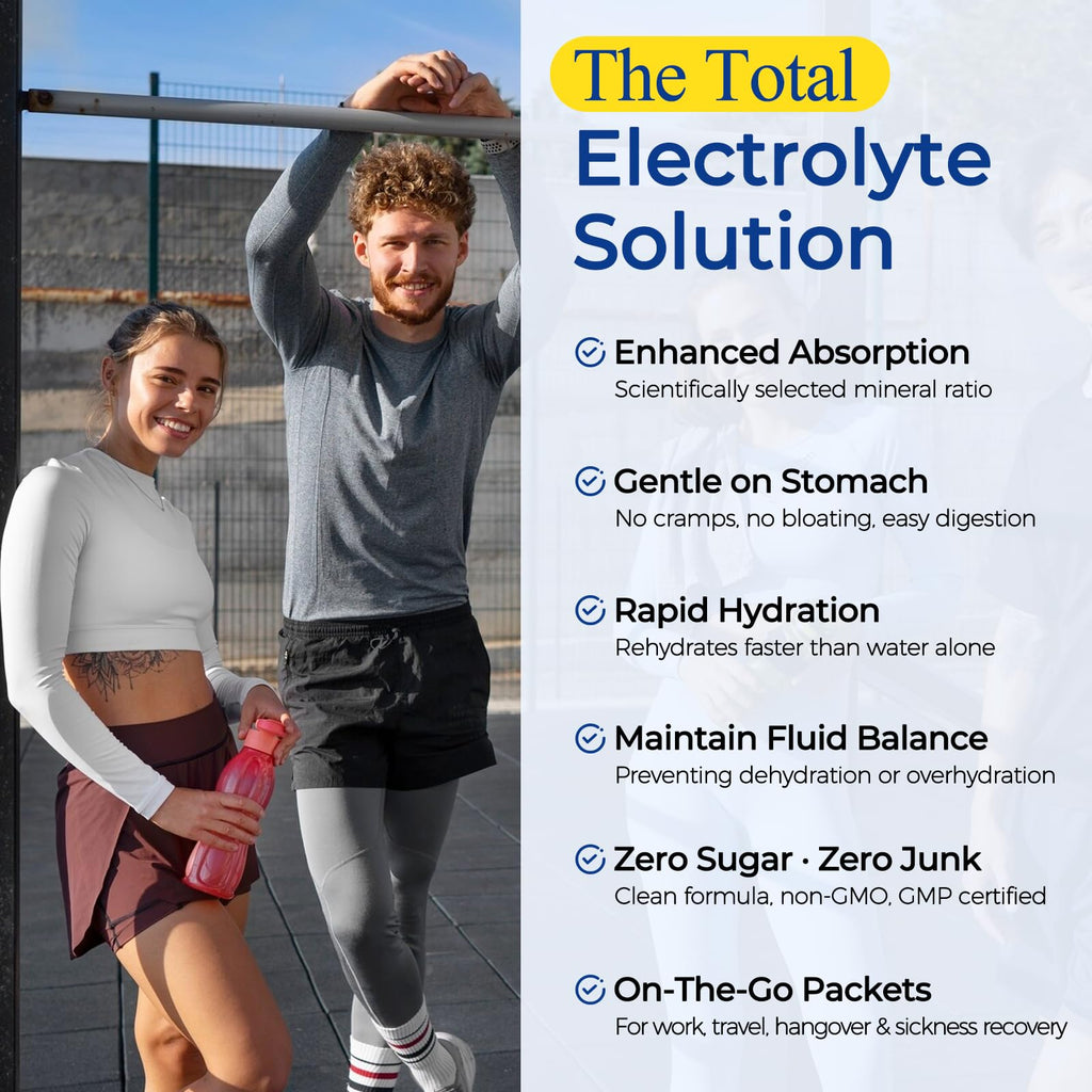 convenient electrolytes powder for travel