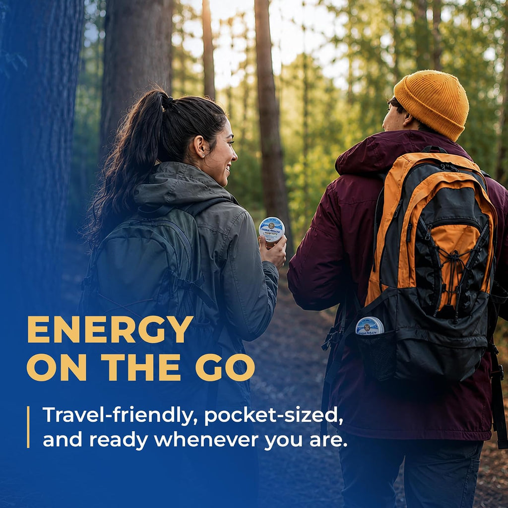 Convenient energy boost on the go