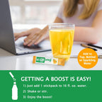 Convenient energy drink for athletes