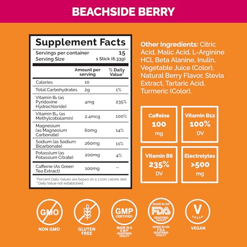convenient energy drink packets