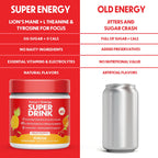 Convenient energy drink powder for travel