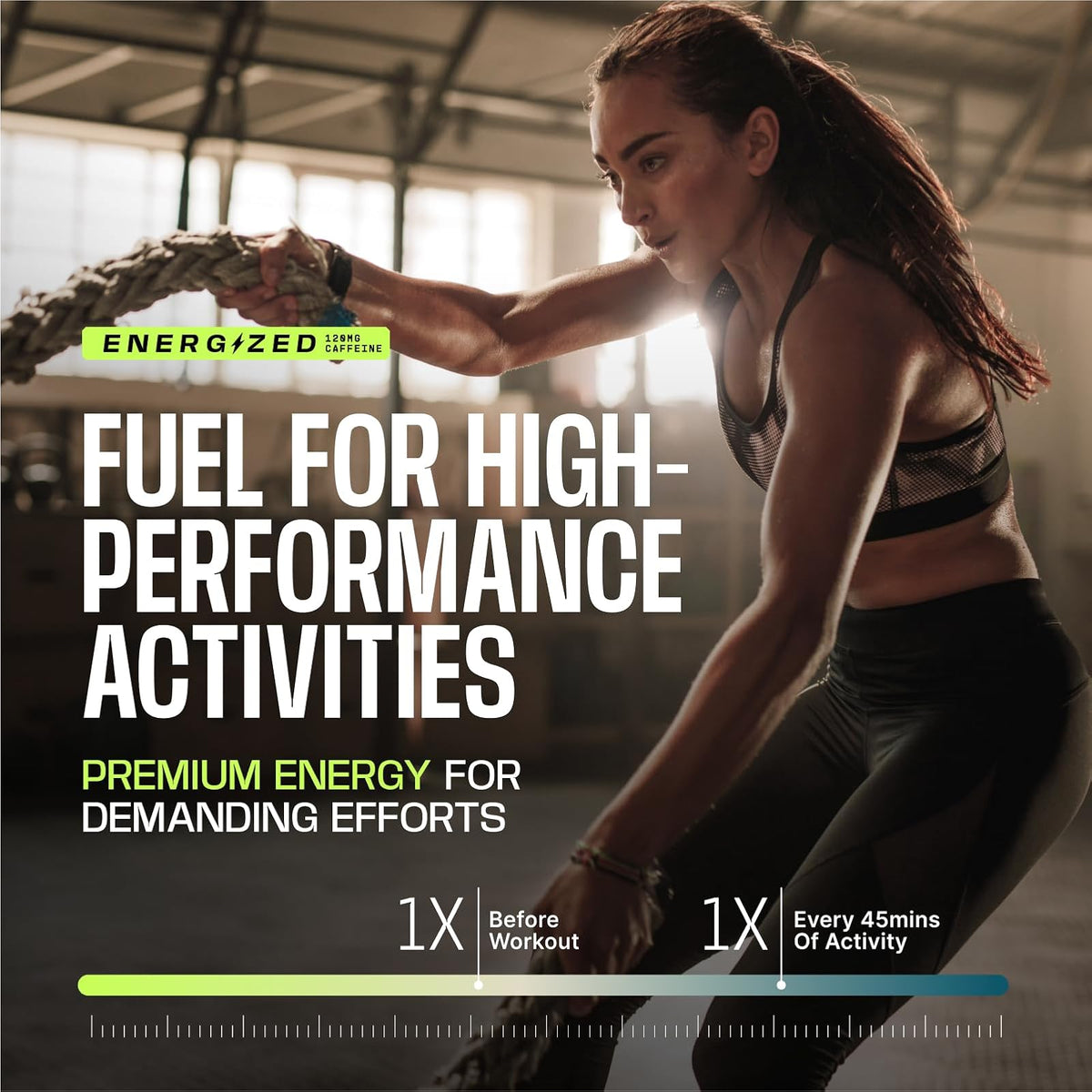 Convenient energy gel for training