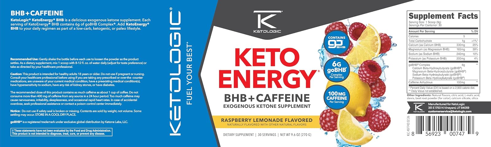 Convenient energy gel for workouts