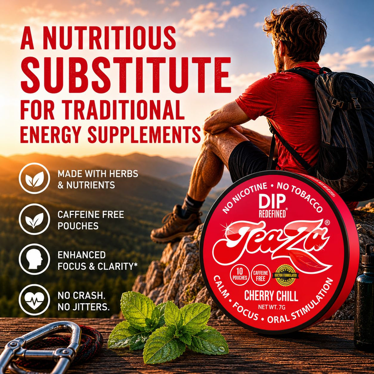 Convenient energy pouches for on-the-go