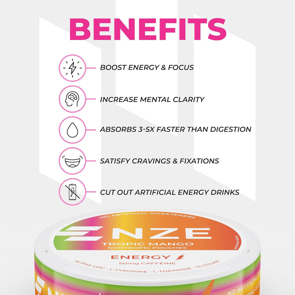 Convenient energy pouches for workouts