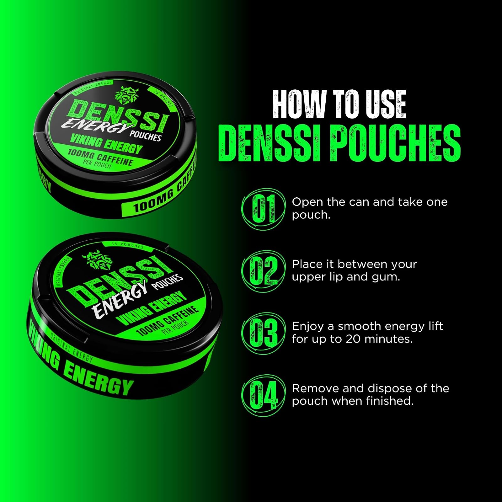 Convenient energy pouches for workouts