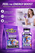 Convenient energy shots for athletes