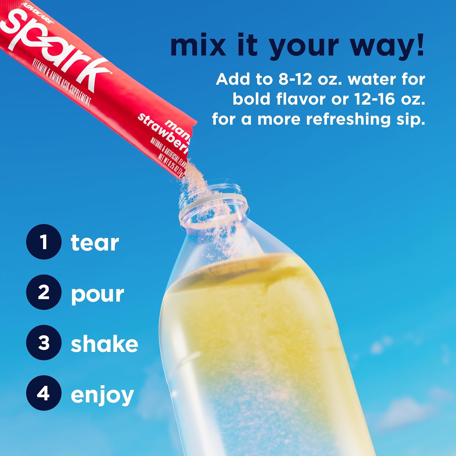 Convenient energy stick packs