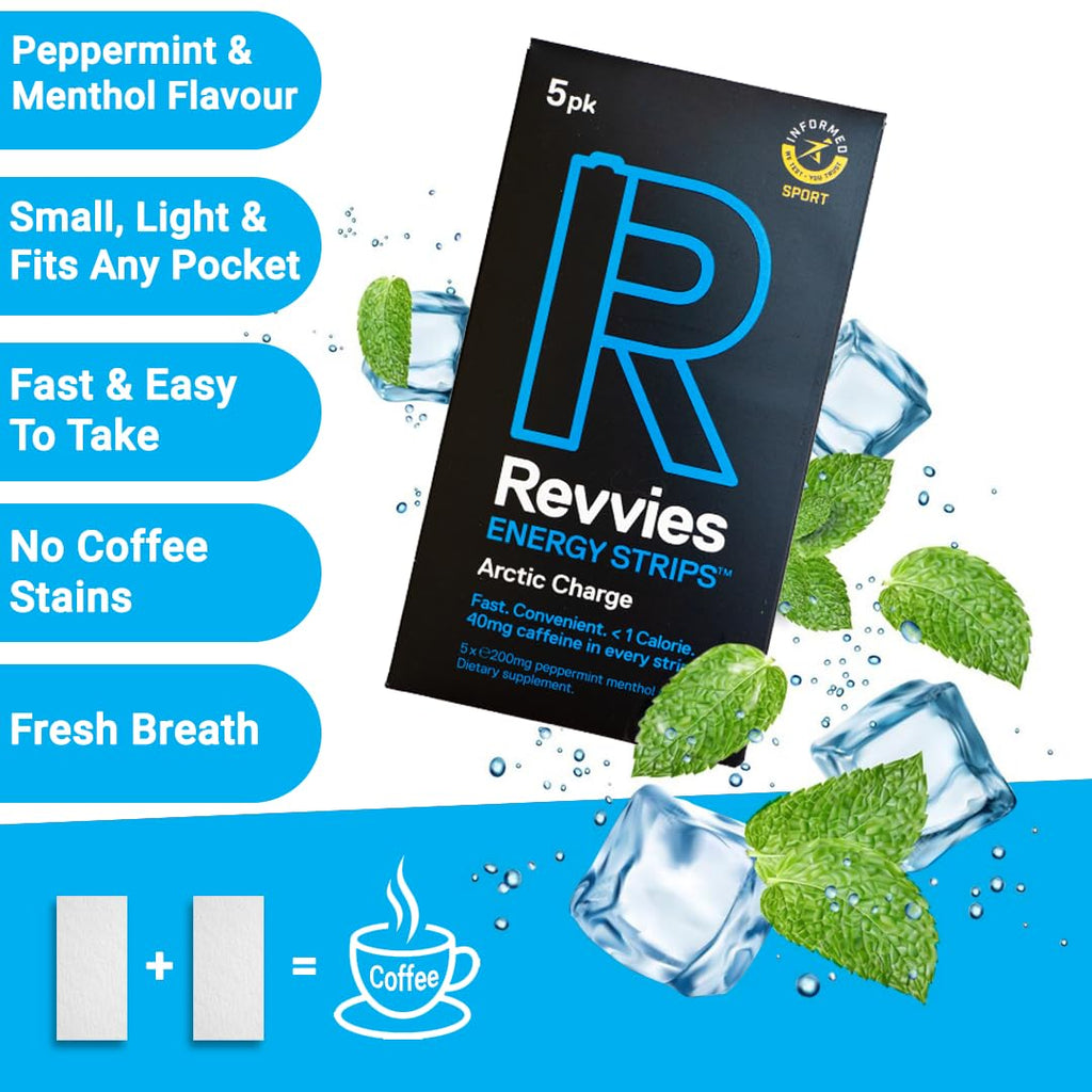 Convenient energy strips for athletes