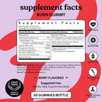 Convenient fat burner gummies for daily use