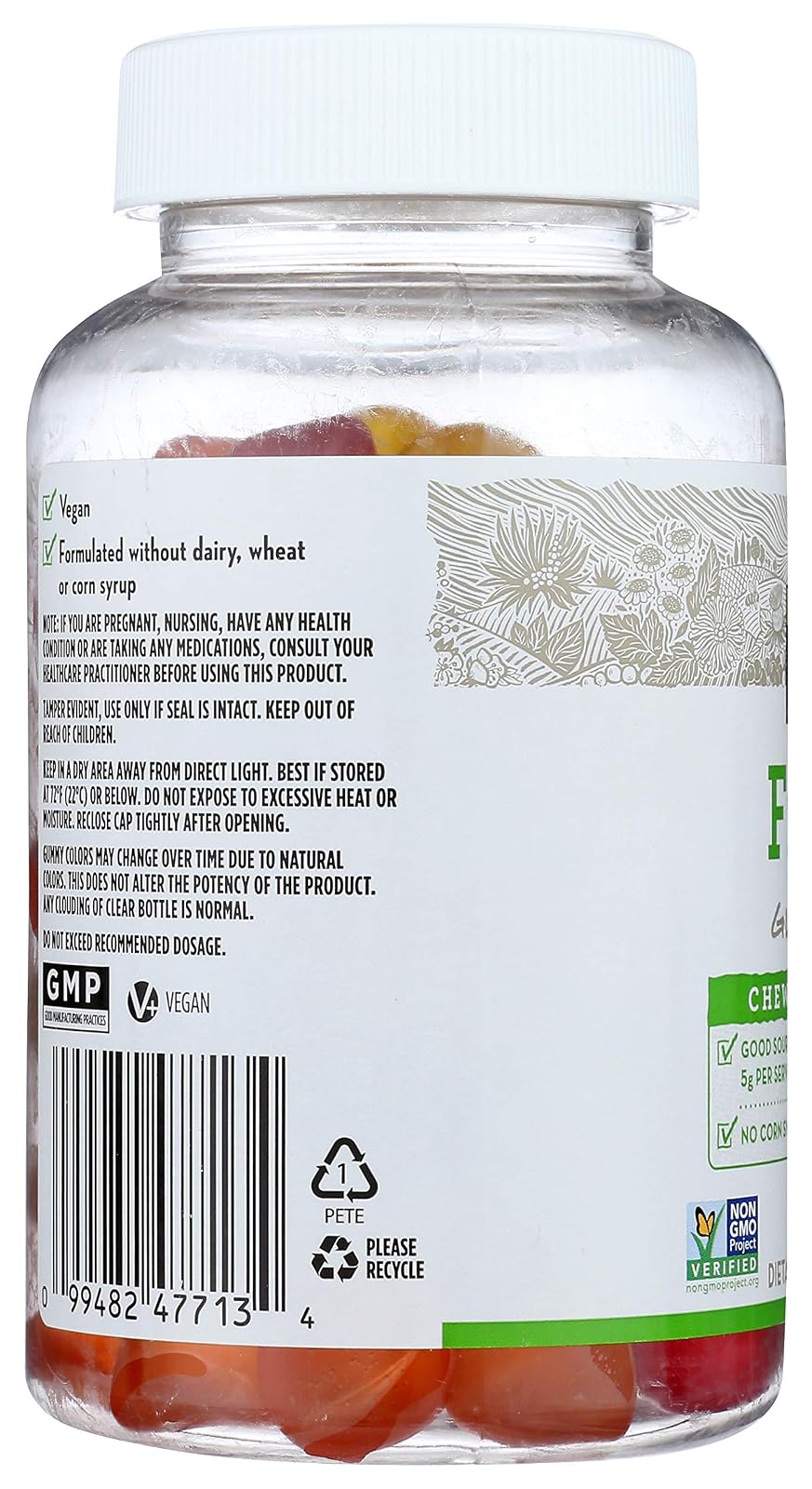 Convenient fiber intake with 365 gummies