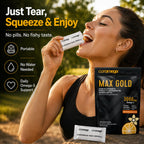 Convenient fish oil omega 3 packets