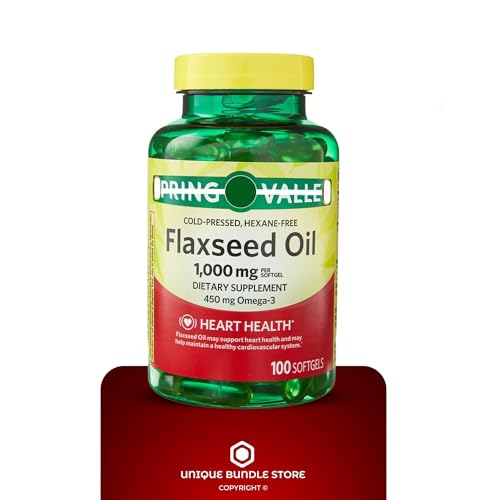 convenient flaxseed oil softgels