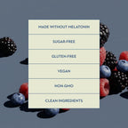 Convenient focus strips with berry taste