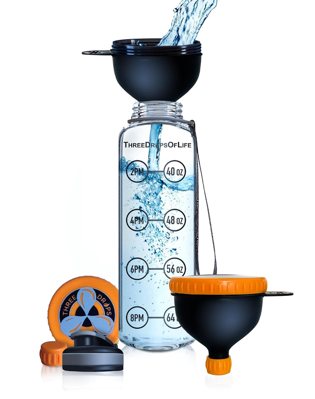 Convenient funnel for protein shakes