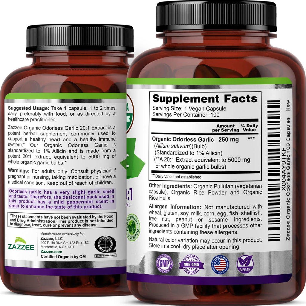 convenient garlic capsules for daily use