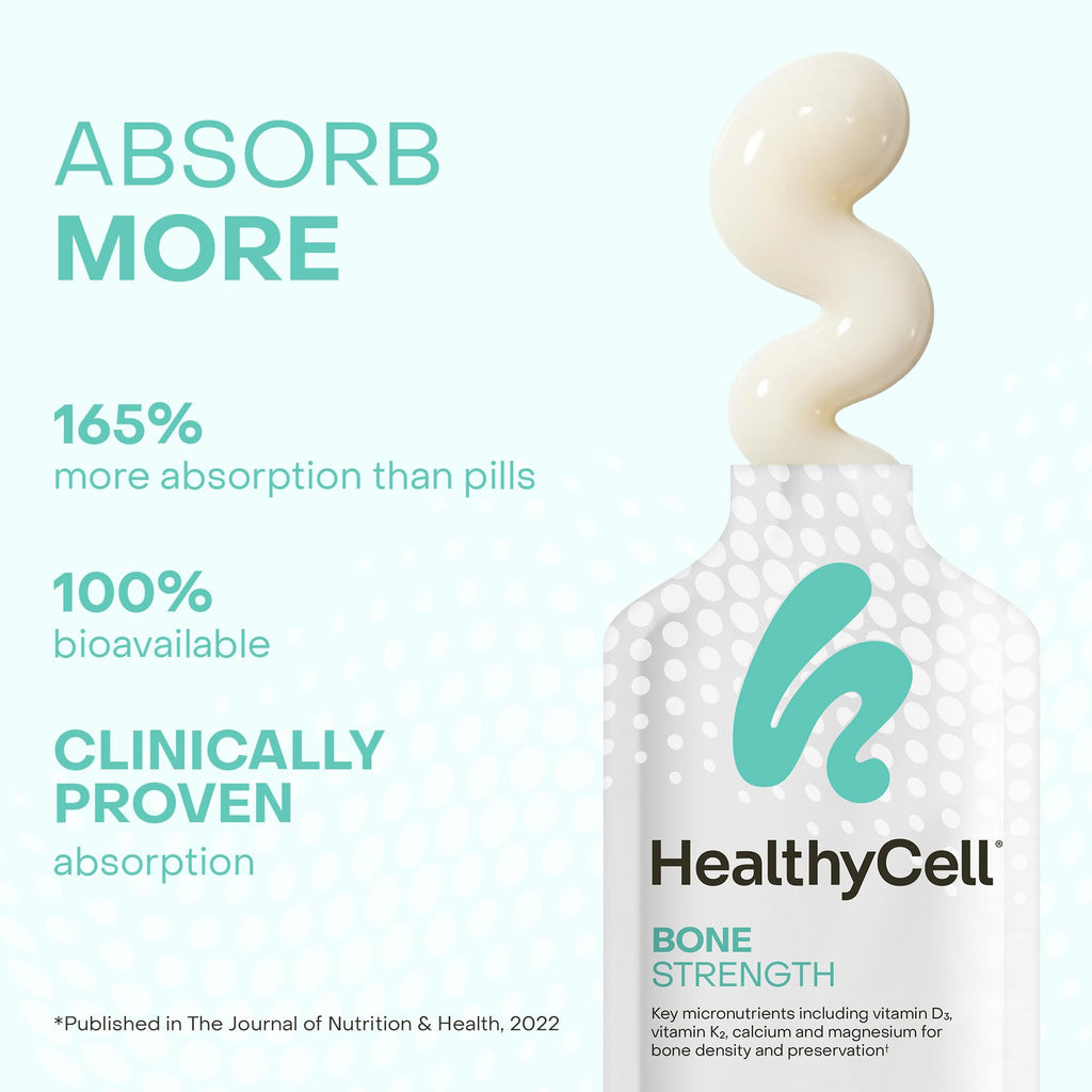Convenient gel packs for calcium