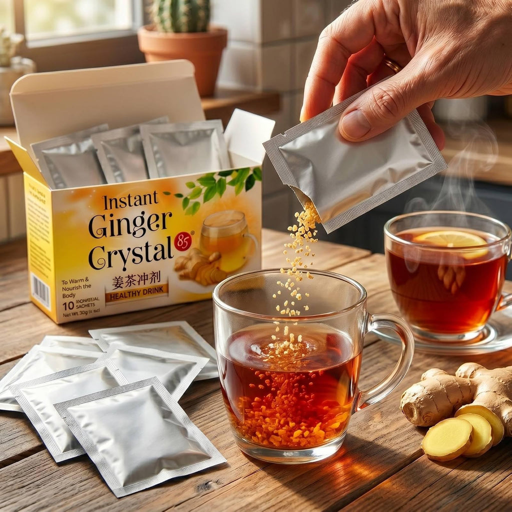 convenient ginger honey crystals