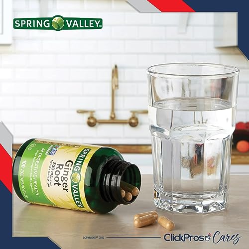 convenient ginger pill container included