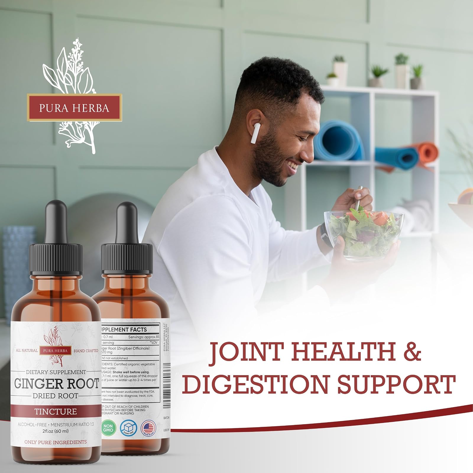 convenient ginger root drops