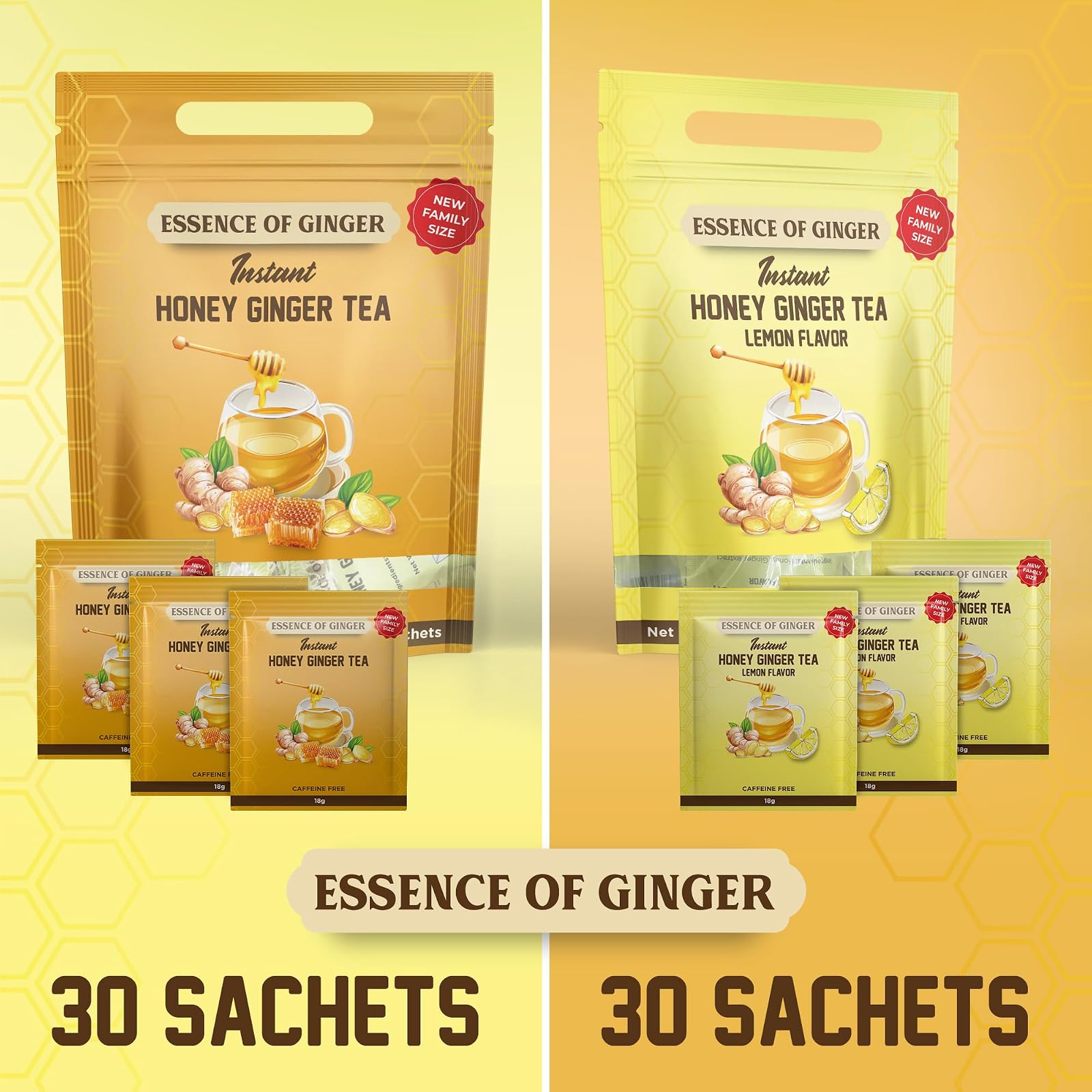 convenient ginger root tea crystals