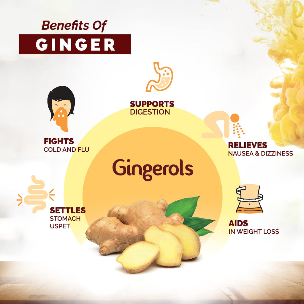 Convenient ginger sachets for tea