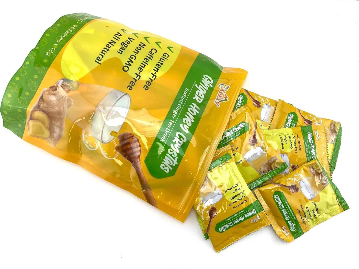 Convenient ginger tea on-the-go