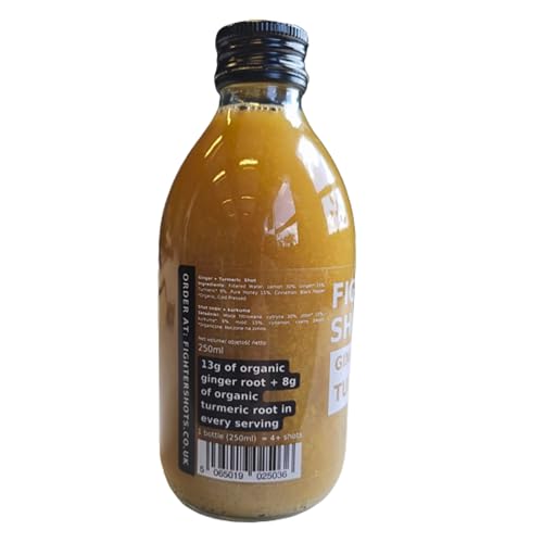 Convenient ginger wellness shots pack