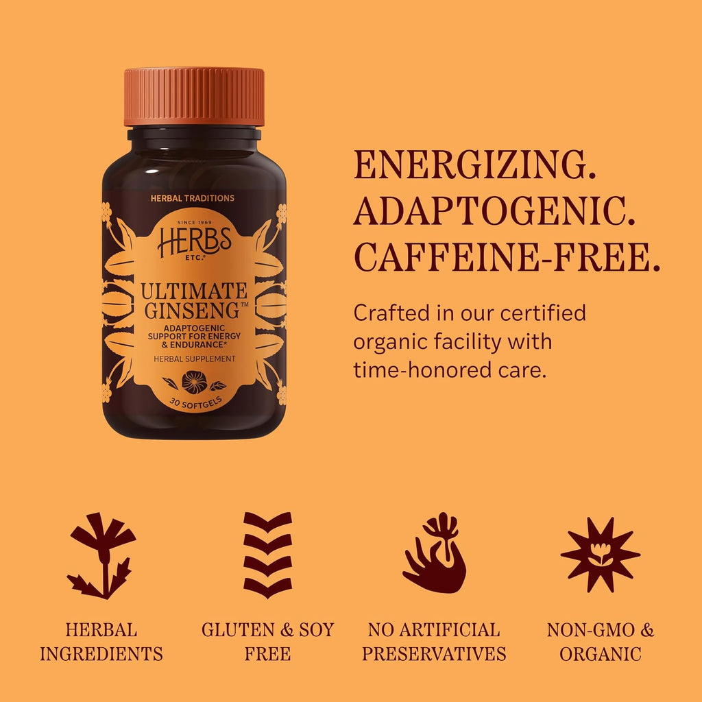 Convenient ginseng softgels for daily use
