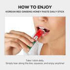 Convenient ginseng stick packs