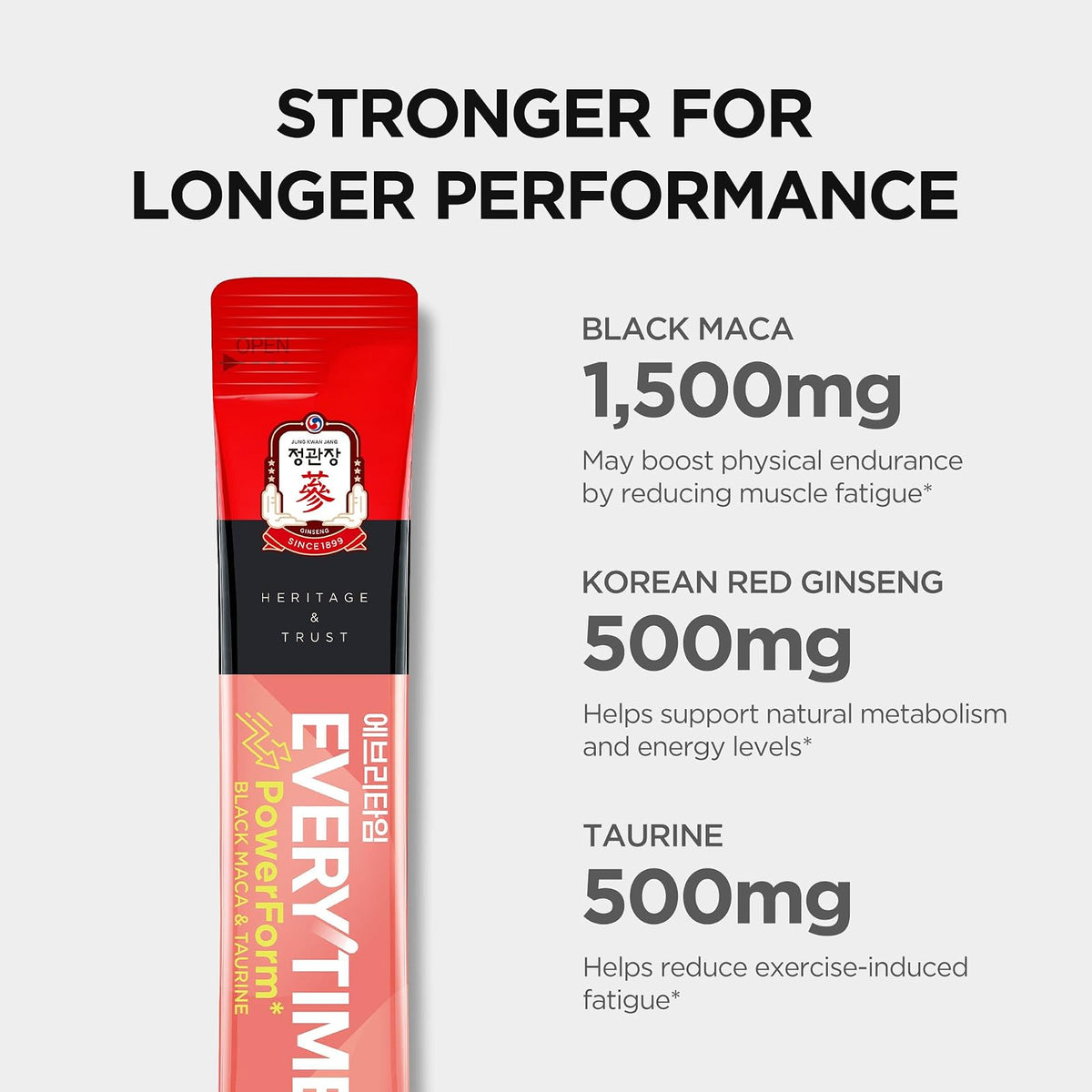 Convenient ginseng sticks for on-the-go