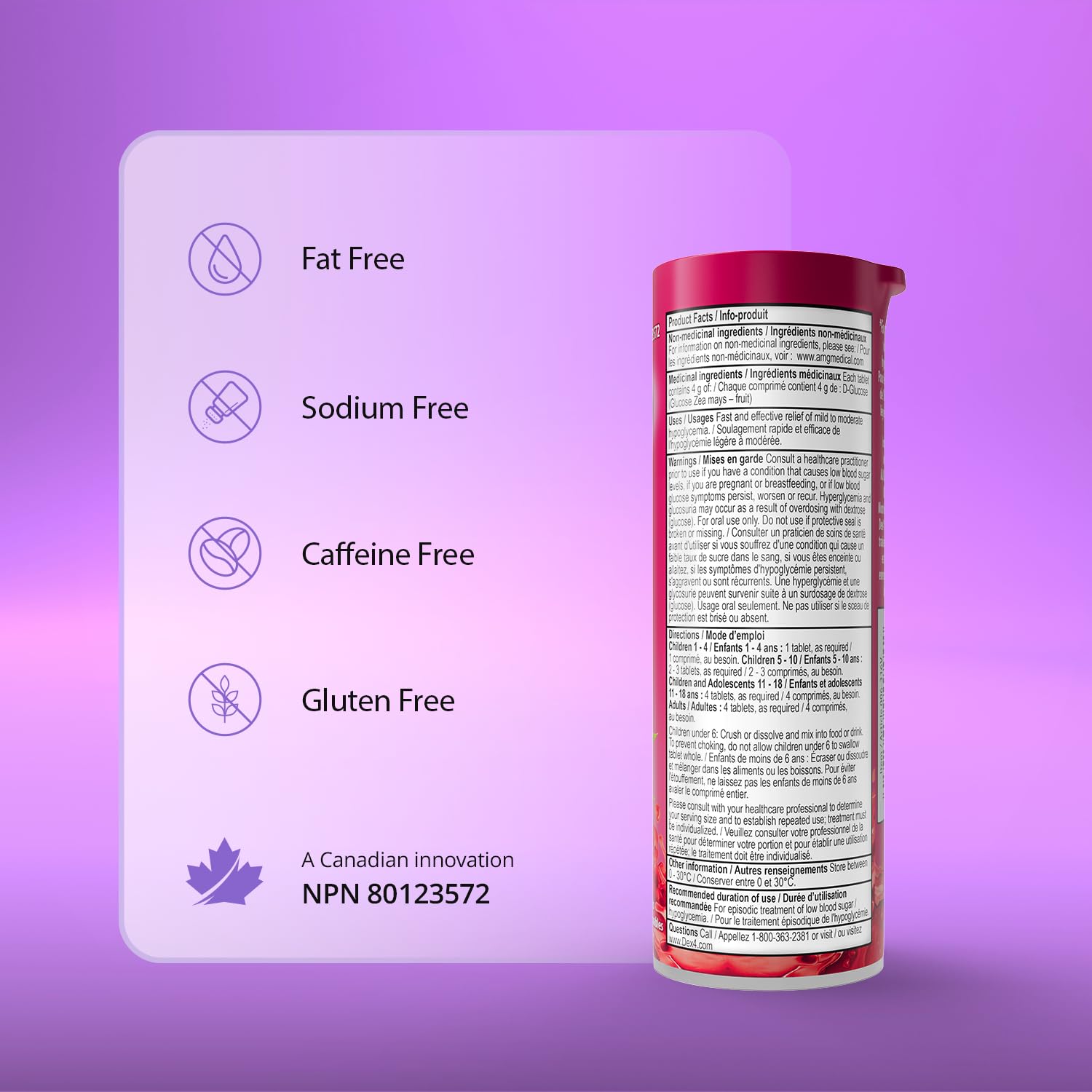 convenient glucose tablets for emergencies