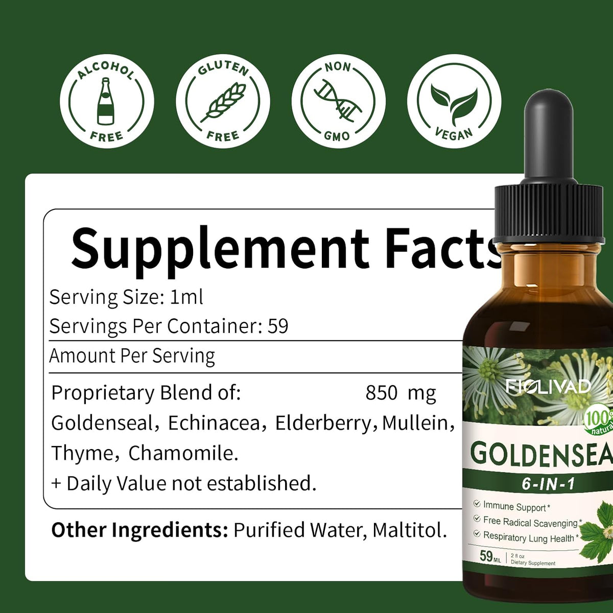 convenient goldenseal tincture for daily use