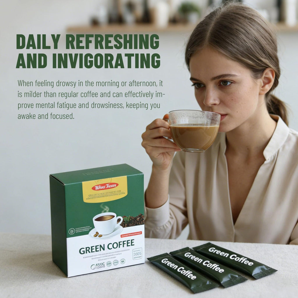convenient green coffee sachets for travel