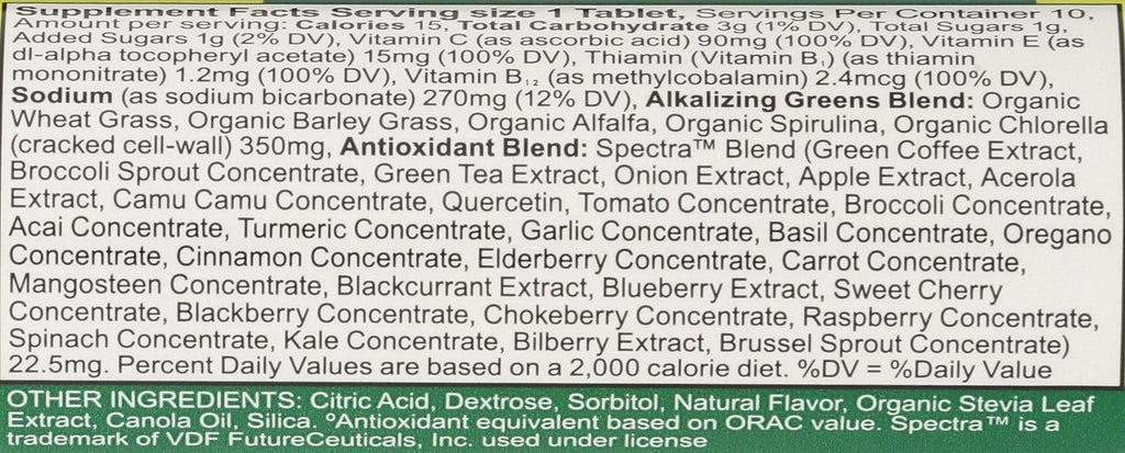 convenient green drink tabs for wellness