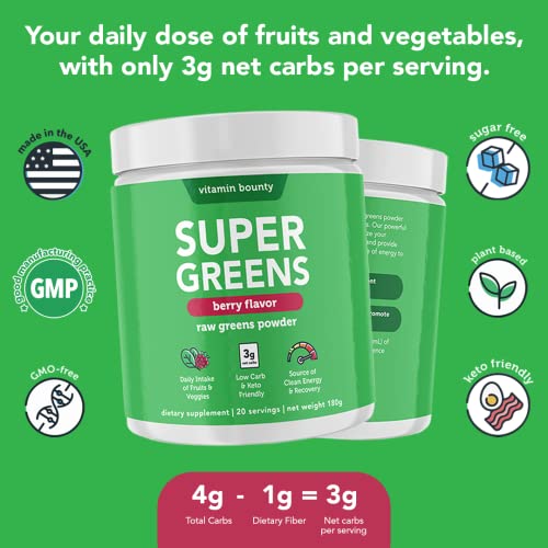 Convenient green powder for smoothies
