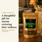 Convenient green tea bags for brewing