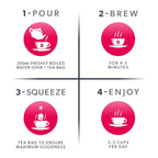 Convenient green tea bags for easy brewing