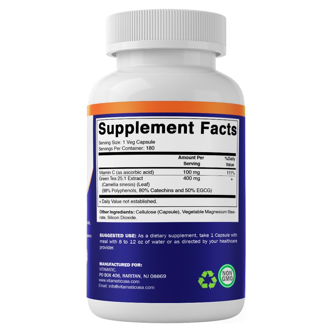 convenient green tea extract capsules